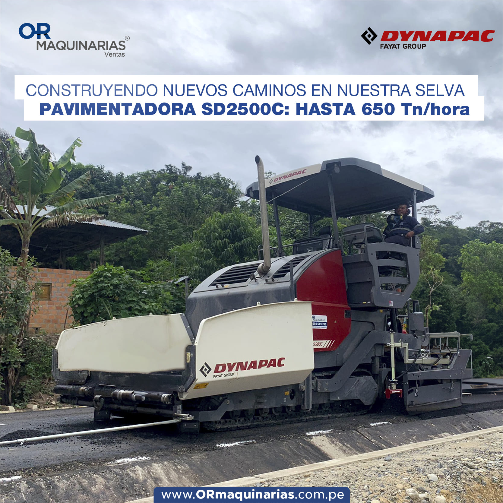 OR MAQUINARIAS – Venta y Alquiler de Maquinaria y equipos