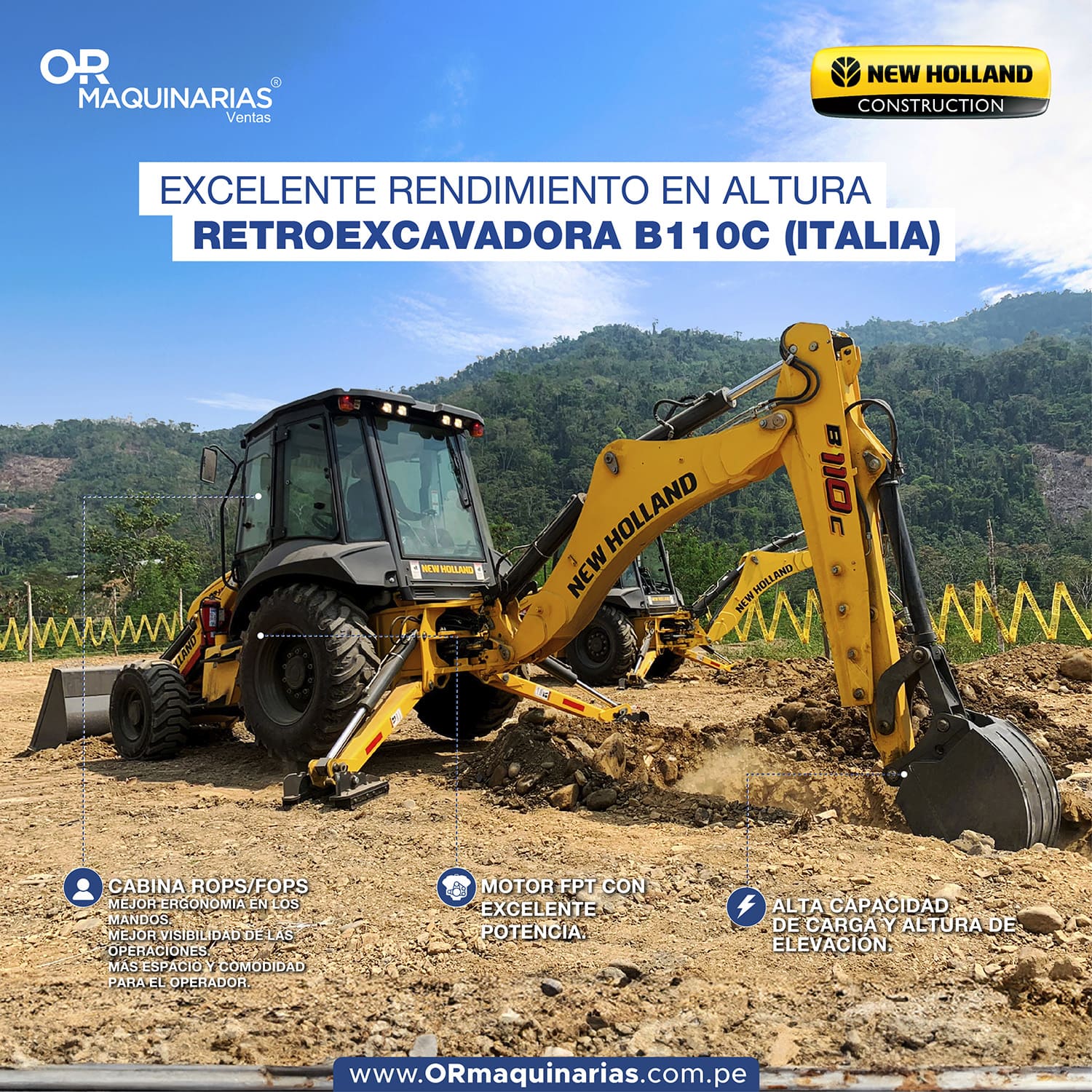 OR MAQUINARIAS – Venta y Alquiler de Maquinaria y equipos