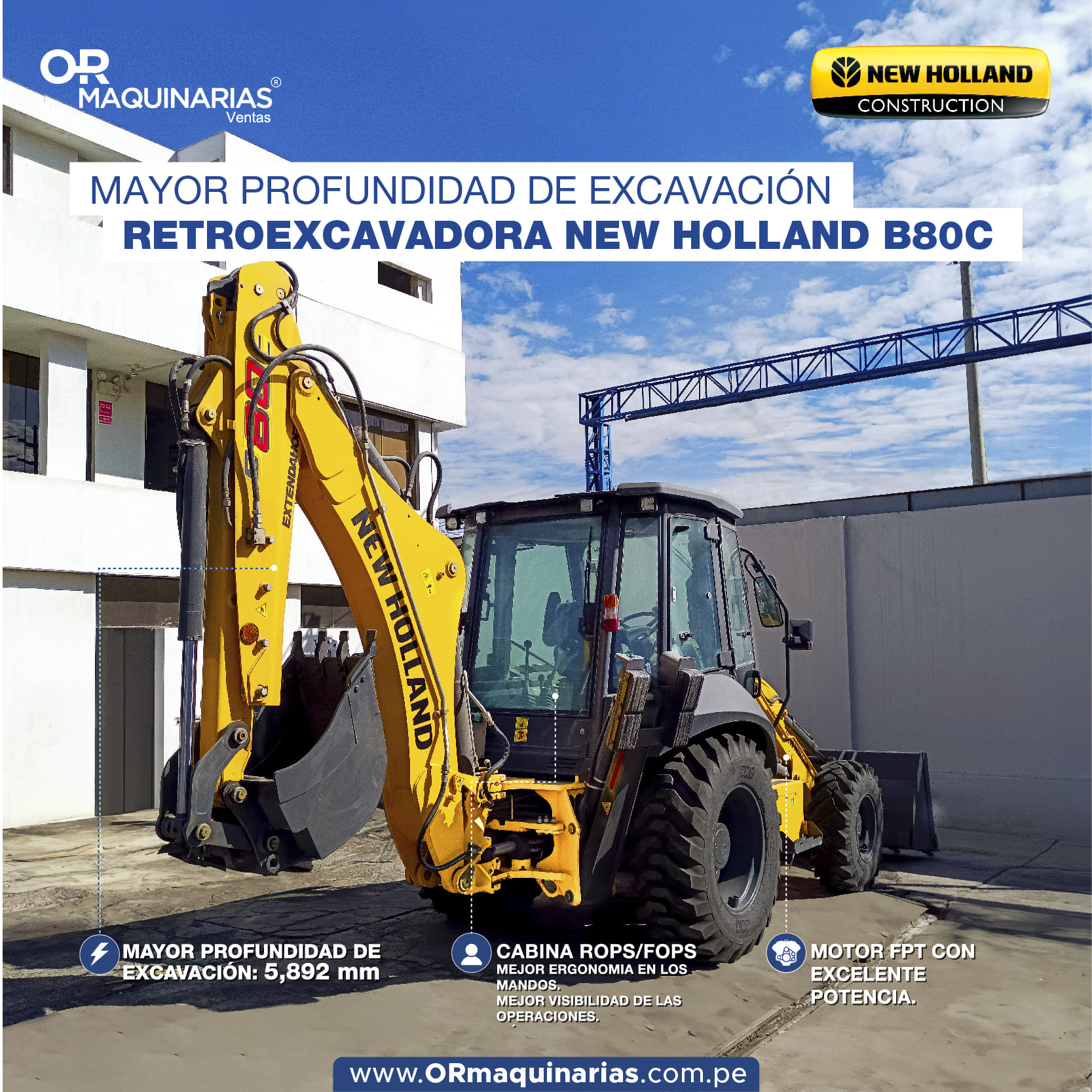 OR MAQUINARIAS – Venta y Alquiler de Maquinaria y equipos